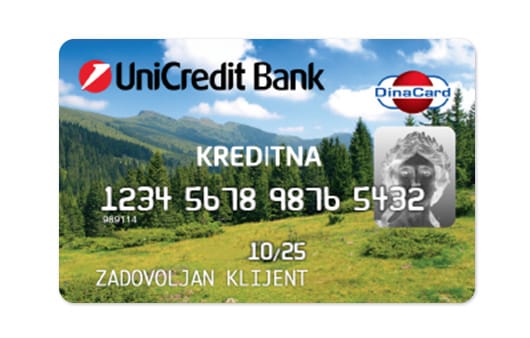 DinaCard kreditna kartica UniCredit Banke